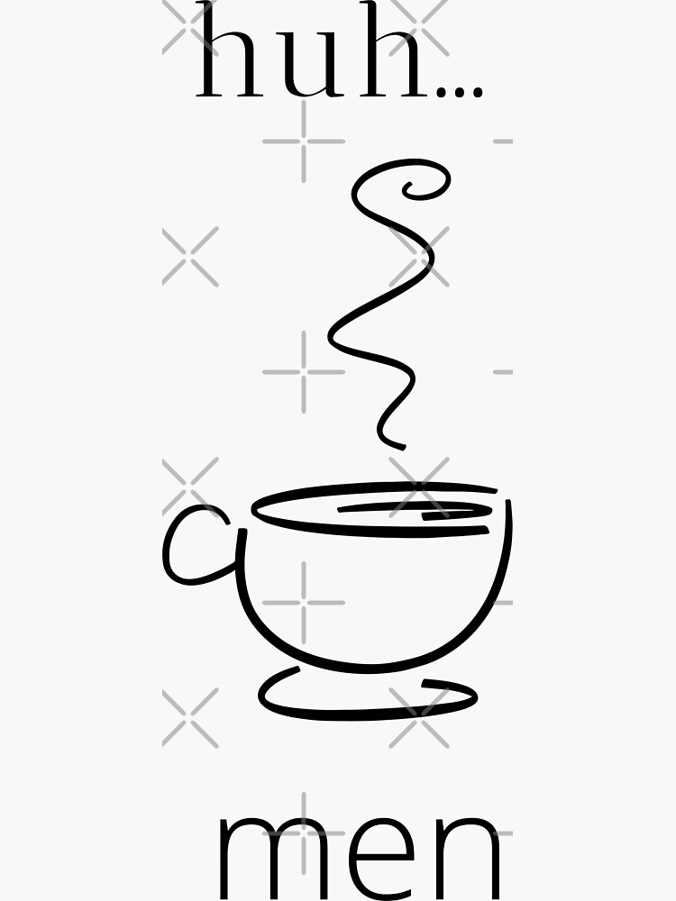 " huh. women meme but for the man this time" Sticker for Sale by ...