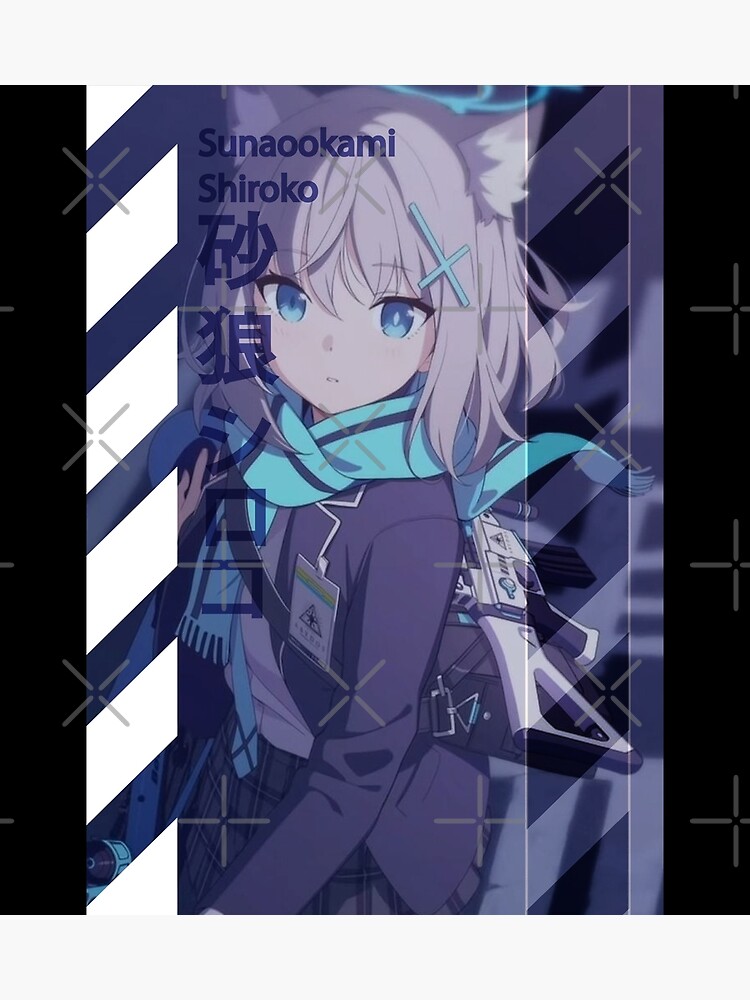 Blue Archive Shiroko, sunaookami. Premium Matte Vertical Poster sold by ...