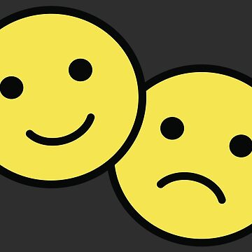 "Emoji Theatre Comedy & Tragedy Masks" Sticker for Sale by RFCApparel ...