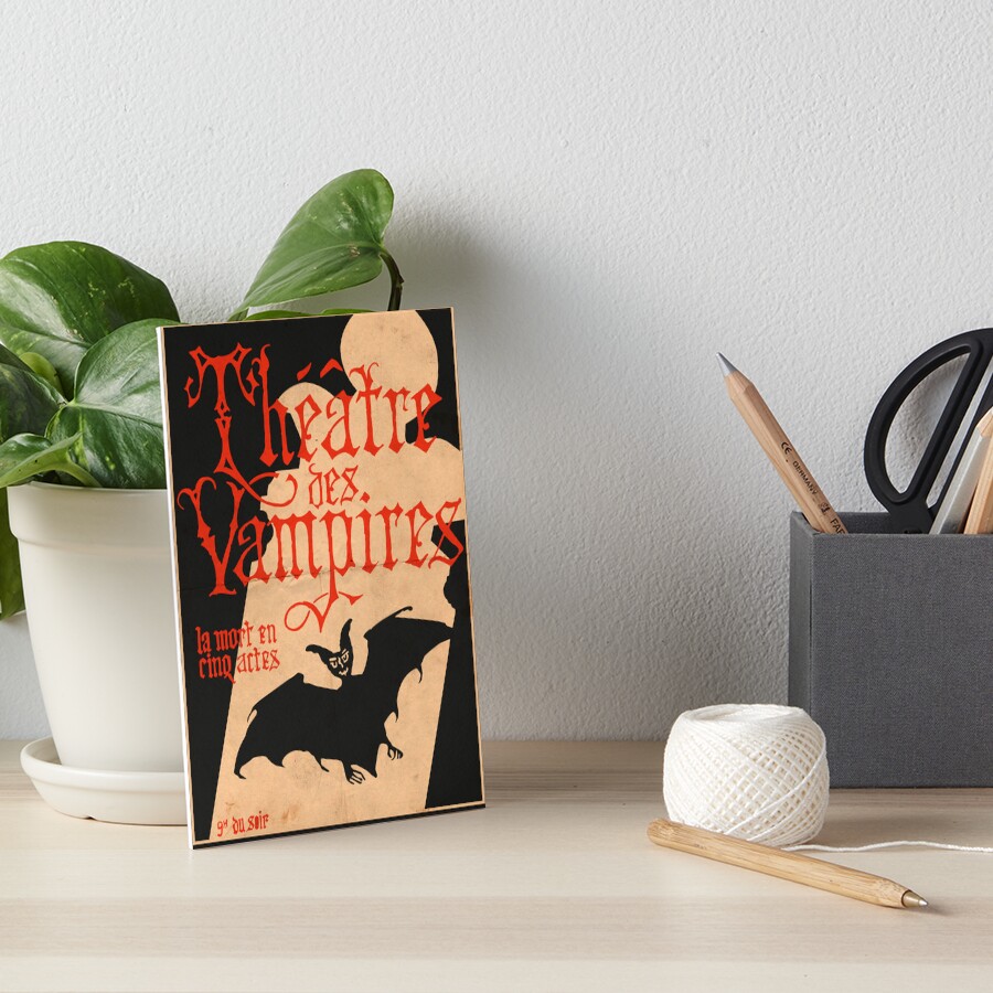 "Théâtre des Vampires Poster | Interview with the Vampire Fanart" Art ...