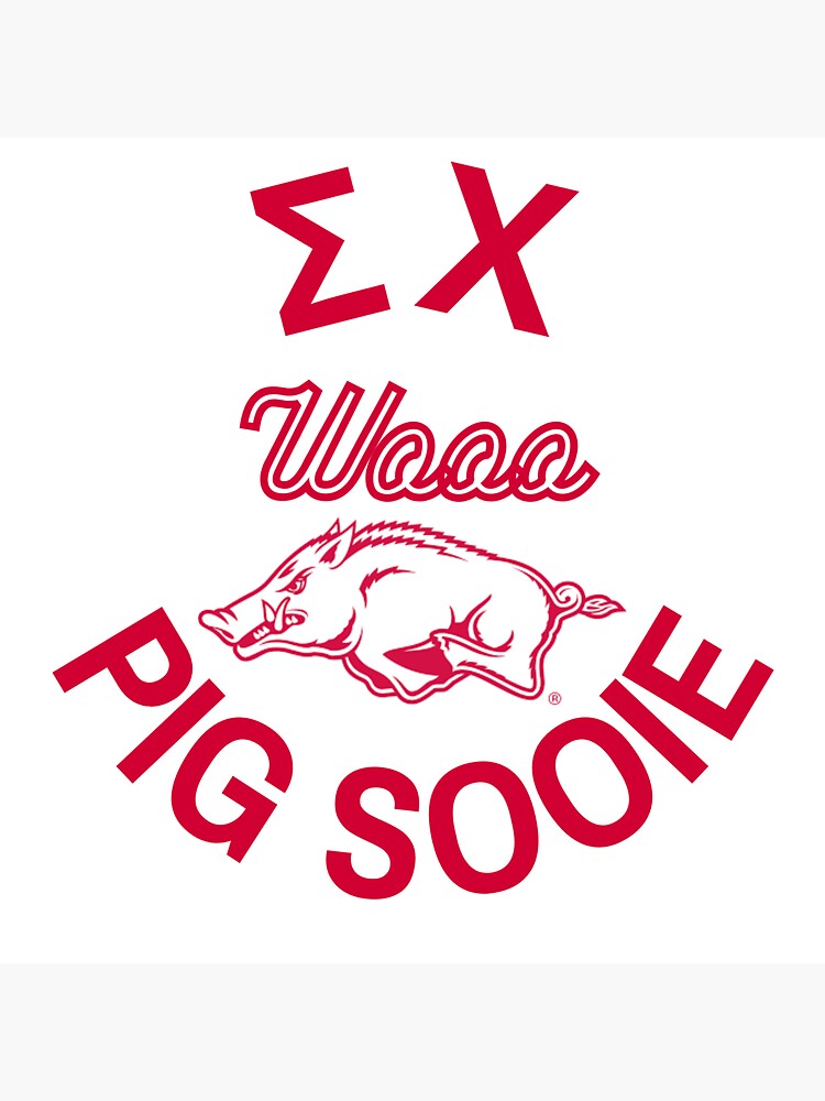 "Woo Pig Sooie Frat" Sticker for Sale by lcd93 | Redbubble