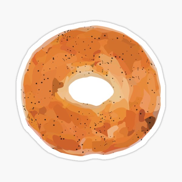 "You’re My Everything Bagel" Sticker for Sale by SarasaurusArt | Redbubble