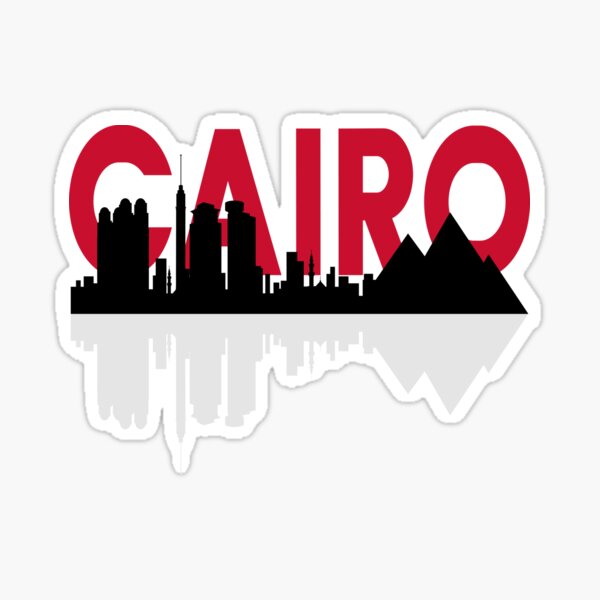 "Cairo Skyline" Sticker for Sale by EgyptConnection | Redbubble
