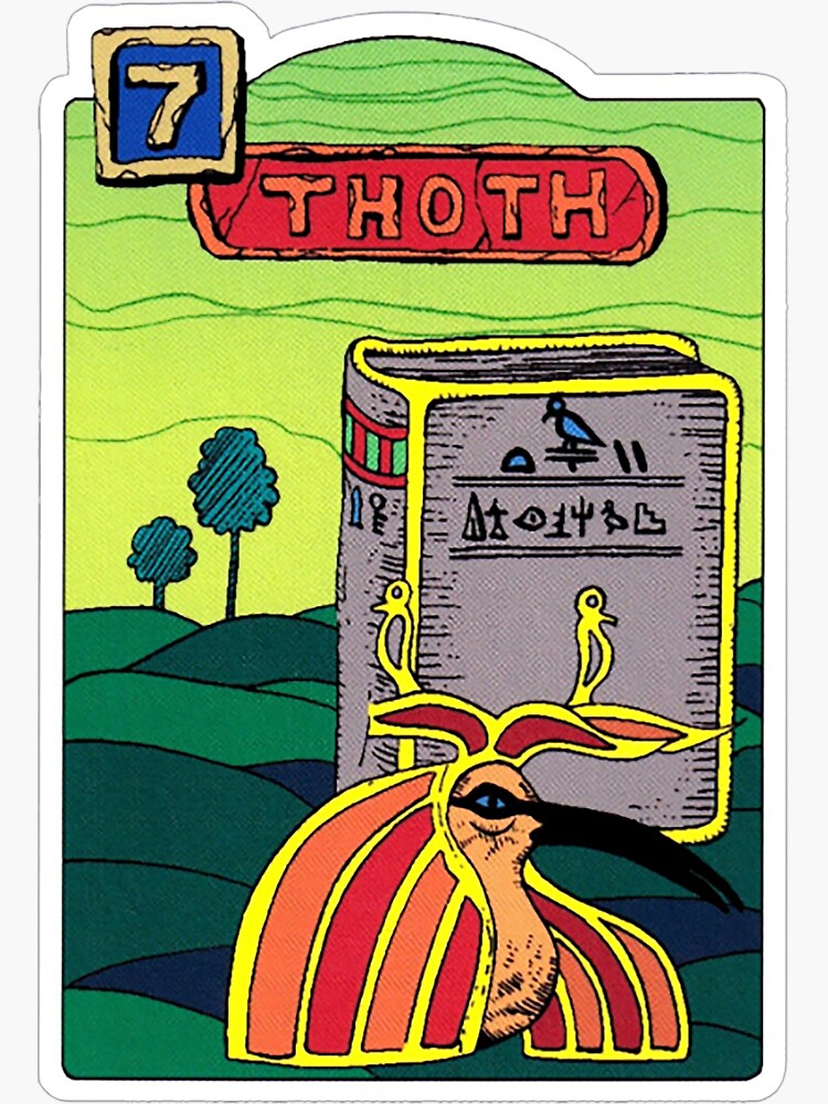 "THOTH" Sticker for Sale by NEGOZIO | Redbubble