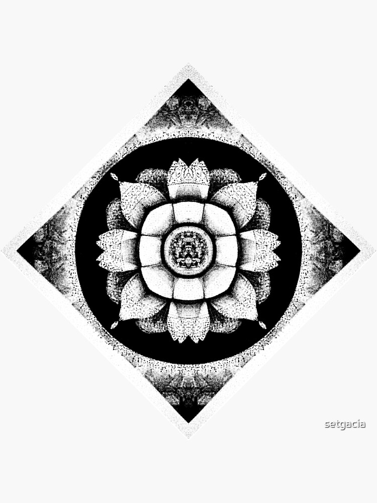 "Intricate Buddhist Mandala Protection Eye" Sticker for Sale by ...