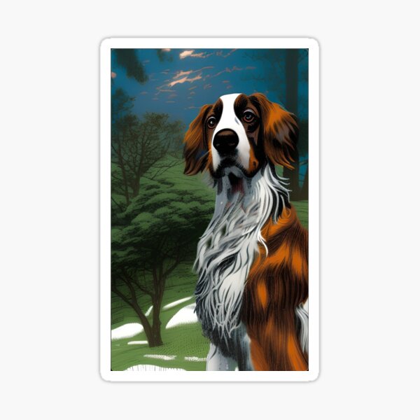 "English setter" Sticker for Sale by GroovyDino | Redbubble