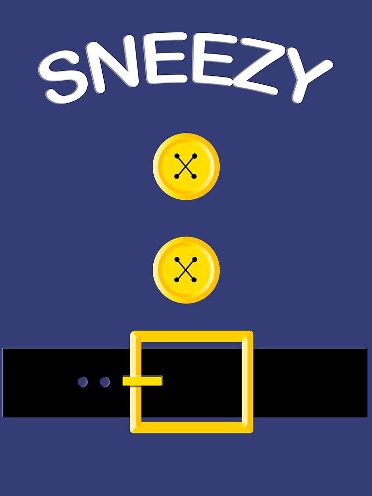 "Snow White Sneezy 7 Dwarfs Halloween Thanksgiving Group Costume Shirt ...