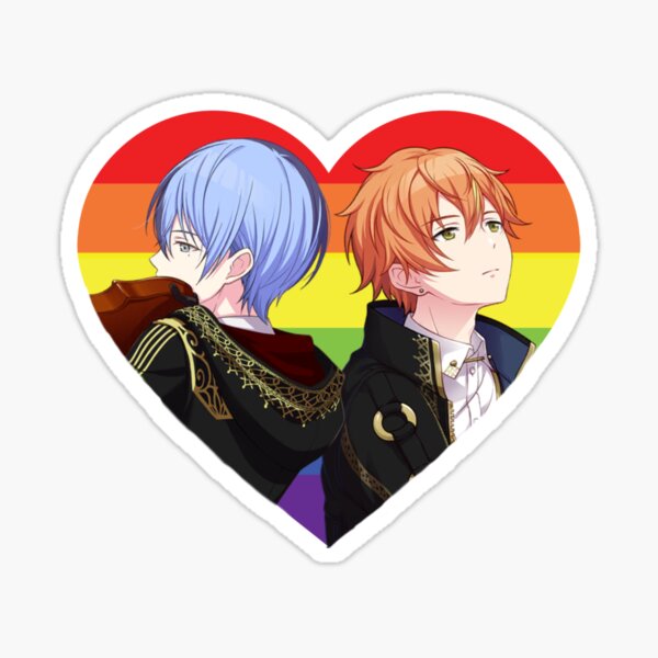 "Nocturne Akito / Toya Pride Heart" Sticker for Sale by PlutoneArt ...