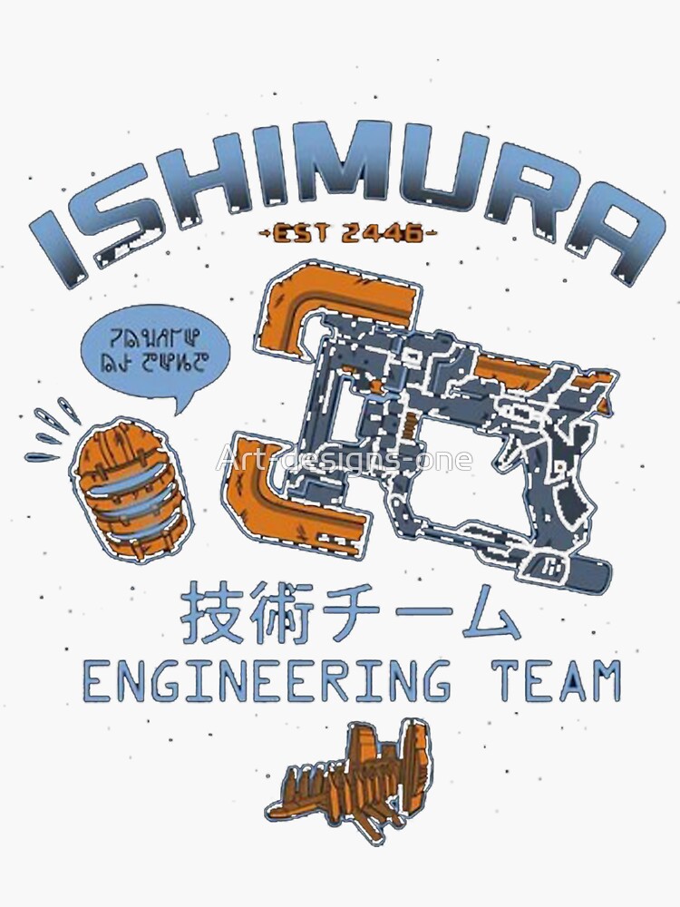 "USG Ishimura" Sticker for Sale by Art-designs-one | Redbubble