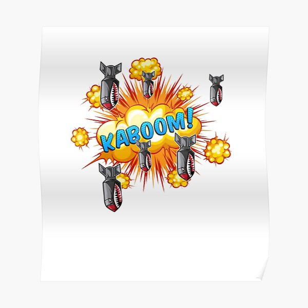 "Kaboom Pin up" Poster for Sale by Teixeira224 | Redbubble