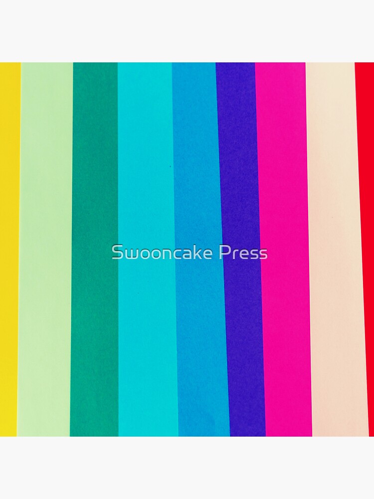 "BRIGHT STRIPES" Sticker for Sale by mistivelvet | Redbubble