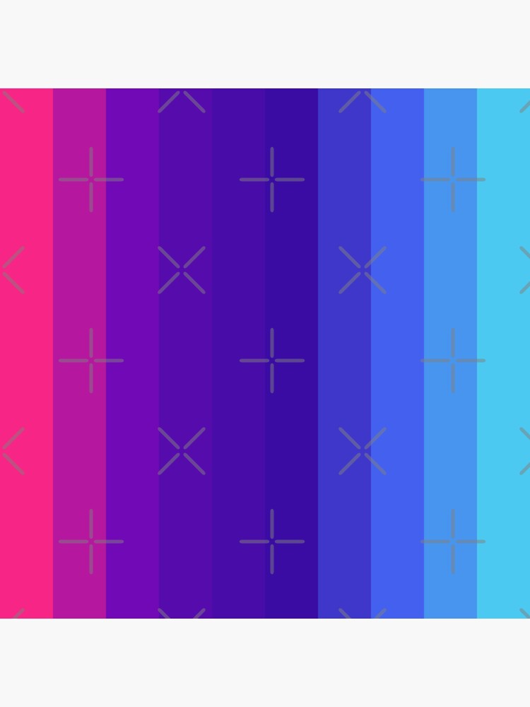 "Aesthetic Minimalist Color Gradients | Pink Purple Blue" Sticker for ...