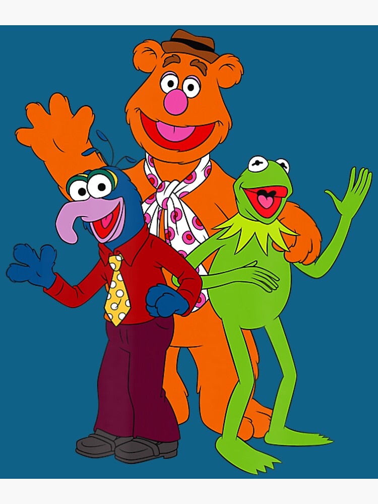 "Muppets Trio Kermit, Gonzo, & Fozzie Bear" Poster for Sale by ...