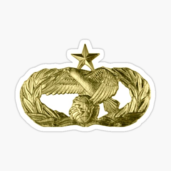 "AFSC 2T2X1 Air Transportation Gold Occupational Badge" Sticker for ...