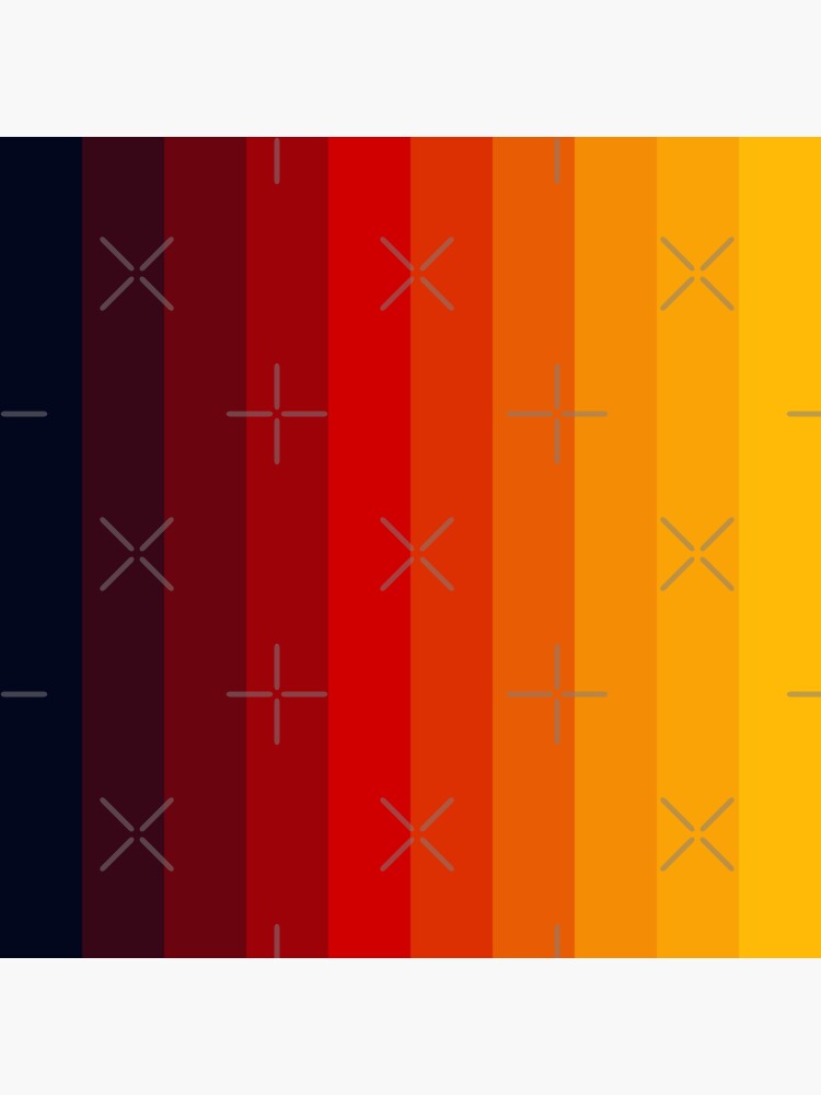 "Aesthetic Minimalist Color Gradients | Sunset" Sticker for Sale by ...