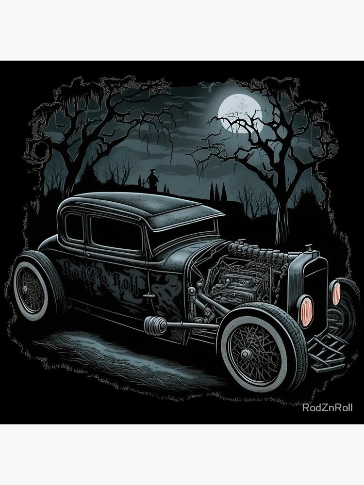 "Evil Hot Rod Vintage Illustration, a perfect gift for all American ...