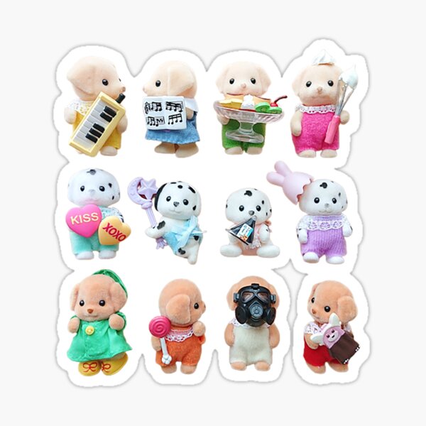 "puppy babies" Sticker for Sale by nostalgiatears | Redbubble