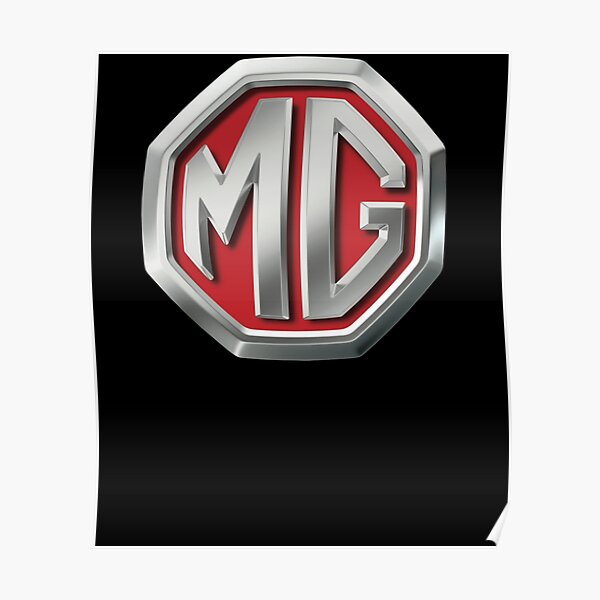 "mg logo " Poster for Sale by isnardvidashk | Redbubble