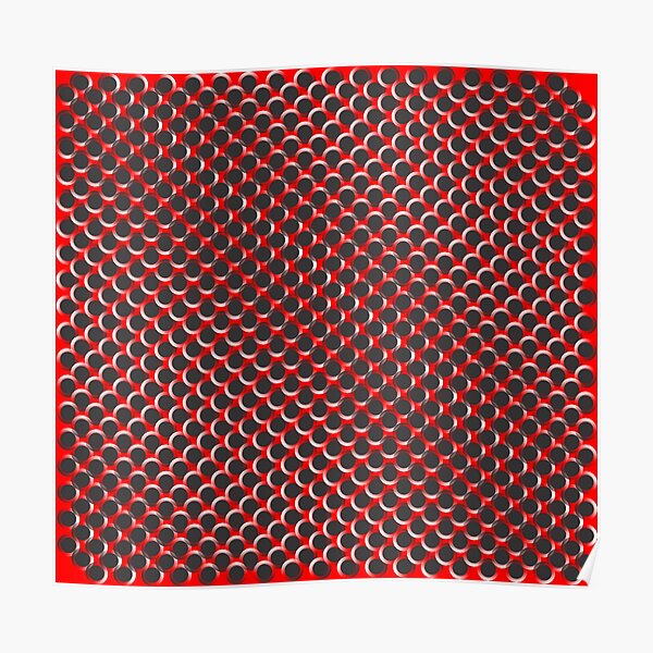 "Scaled Background color code #ff0000" Poster for Sale by LukasMB ...