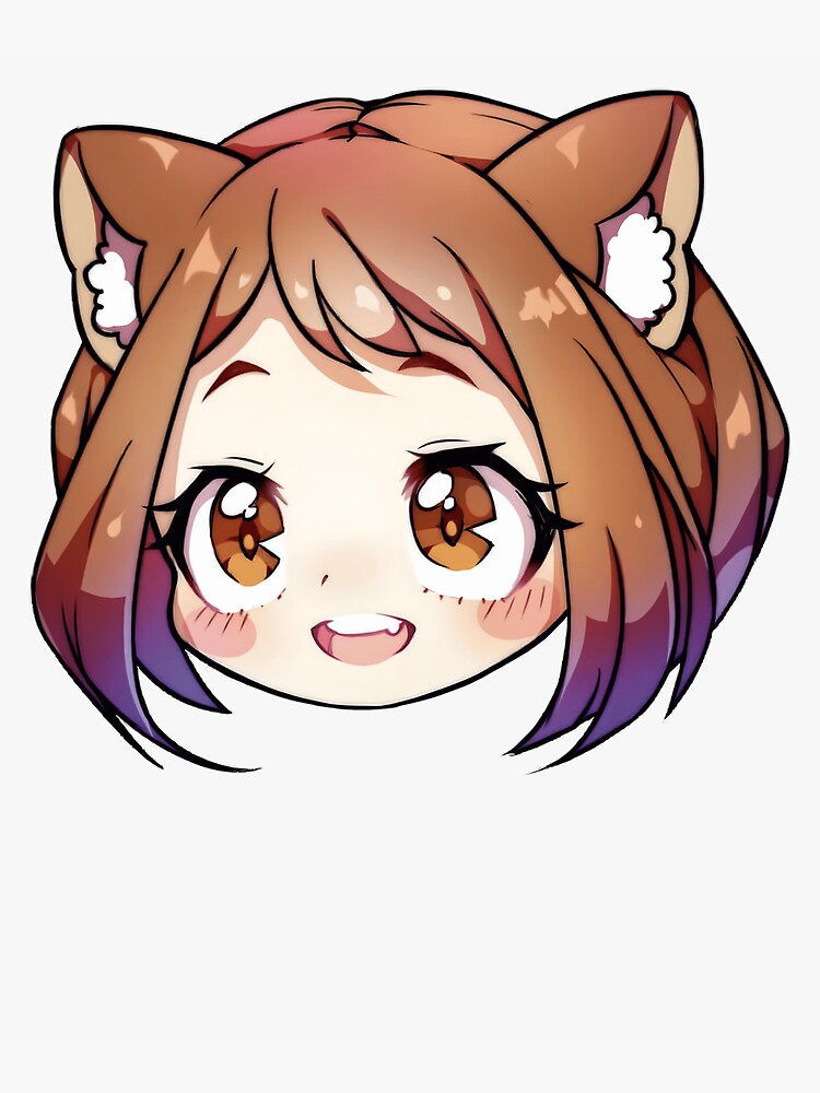 "Ochako Anime My Hero Face" Sticker for Sale by EdgarMartens | Redbubble