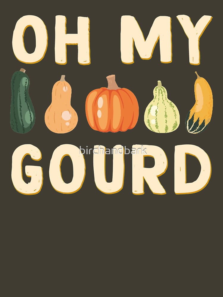 "Oh My Gourd" Essential T-Shirt for Sale by birchandbark | Redbubble