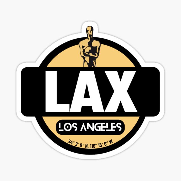 "Los Angeles City Iconic Oscar " Sticker for Sale by LeddsoDello ...