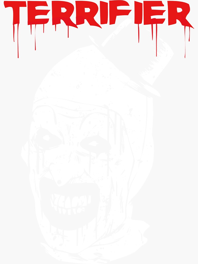 "Terrifier Best Design" Sticker for Sale by Herelmica | Redbubble