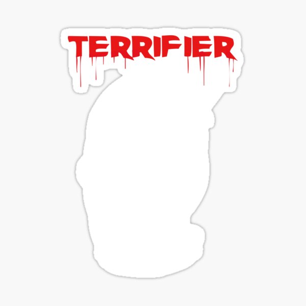 "Terrifier Best Design" Sticker for Sale by Herelmica | Redbubble