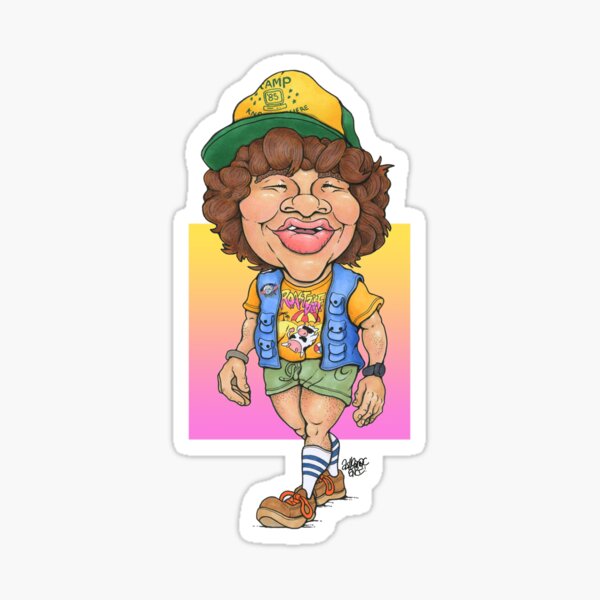 "Stranger Things - Dustin Henderson" Sticker for Sale by Ash-Camac-Art ...