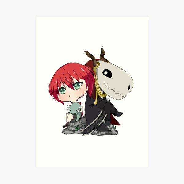 "Mahoutsukai no yome/The Ancient Magu's Bride Chibi" Art Print by Ishae ...