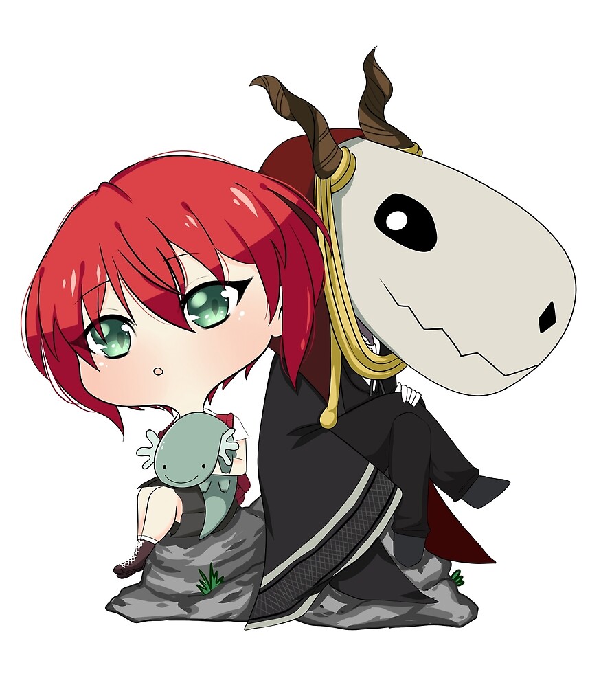 "Mahoutsukai no yome/The Ancient Magu's Bride Chibi" by Ishae | Redbubble