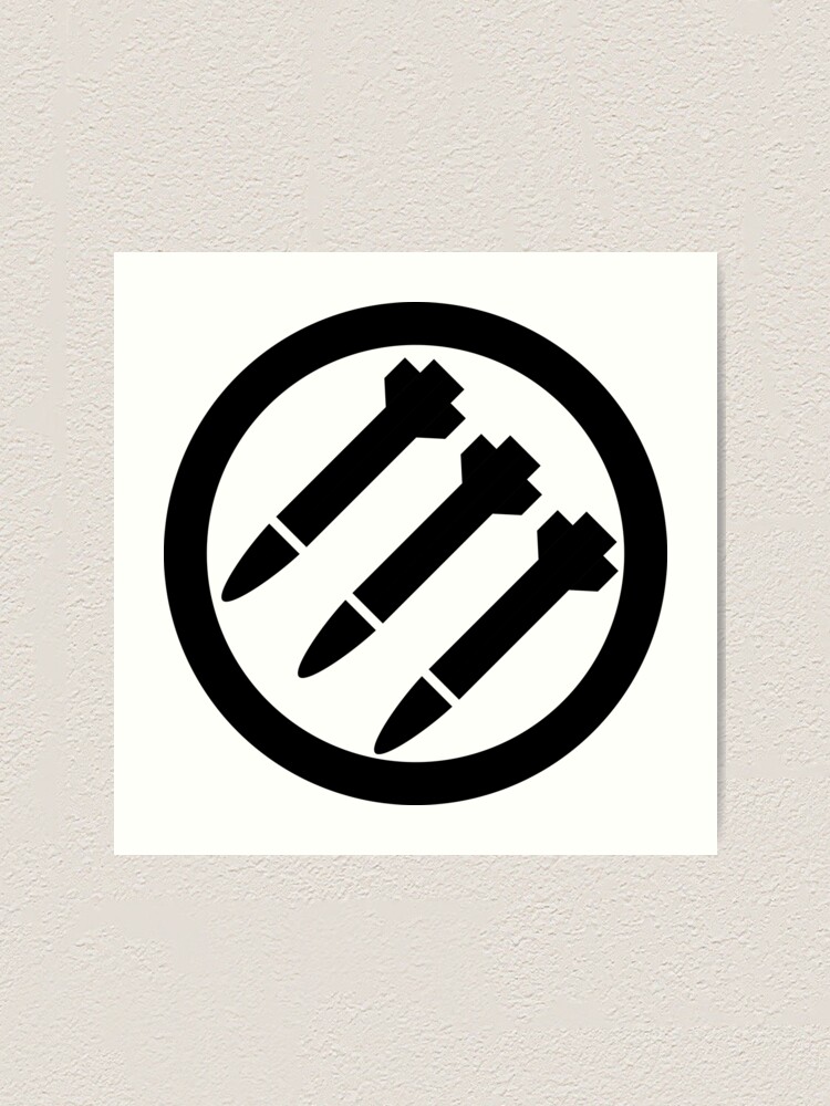 "Three ICBMs logo" Art Print for Sale by BojanglerGTX | Redbubble