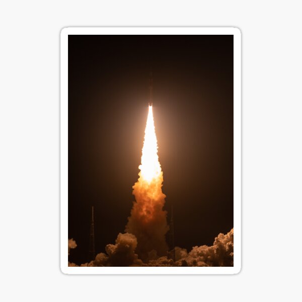 "NASA Artemis 1 Takeoff" Sticker for Sale by Sketcherized | Redbubble