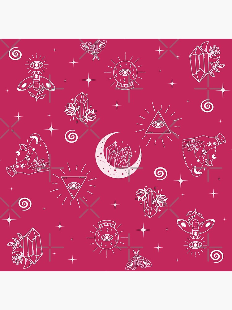 "Pink Witchy " Poster for Sale by pixel8edart | Redbubble