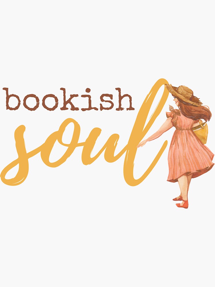 "bookish soul light academia aesthetic pink vintage girl " Sticker for ...