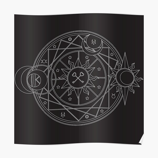 "The Witch Mandala" Poster by isasaldanha | Redbubble