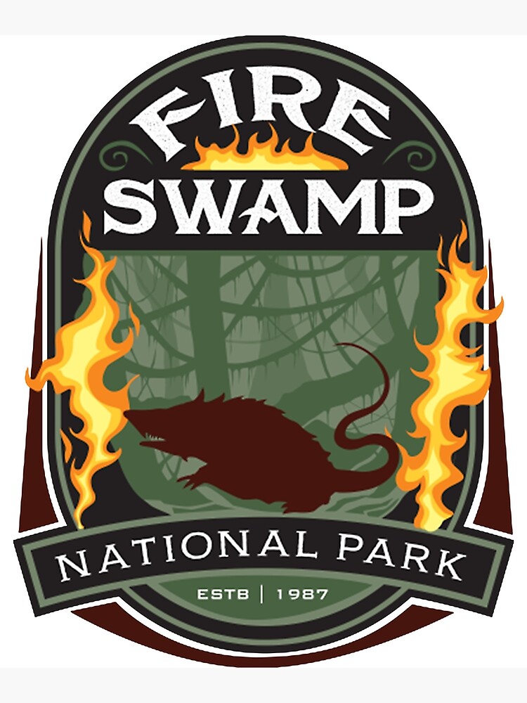 "Fire Swamp National Park" Poster for Sale by taraq66kma | Redbubble