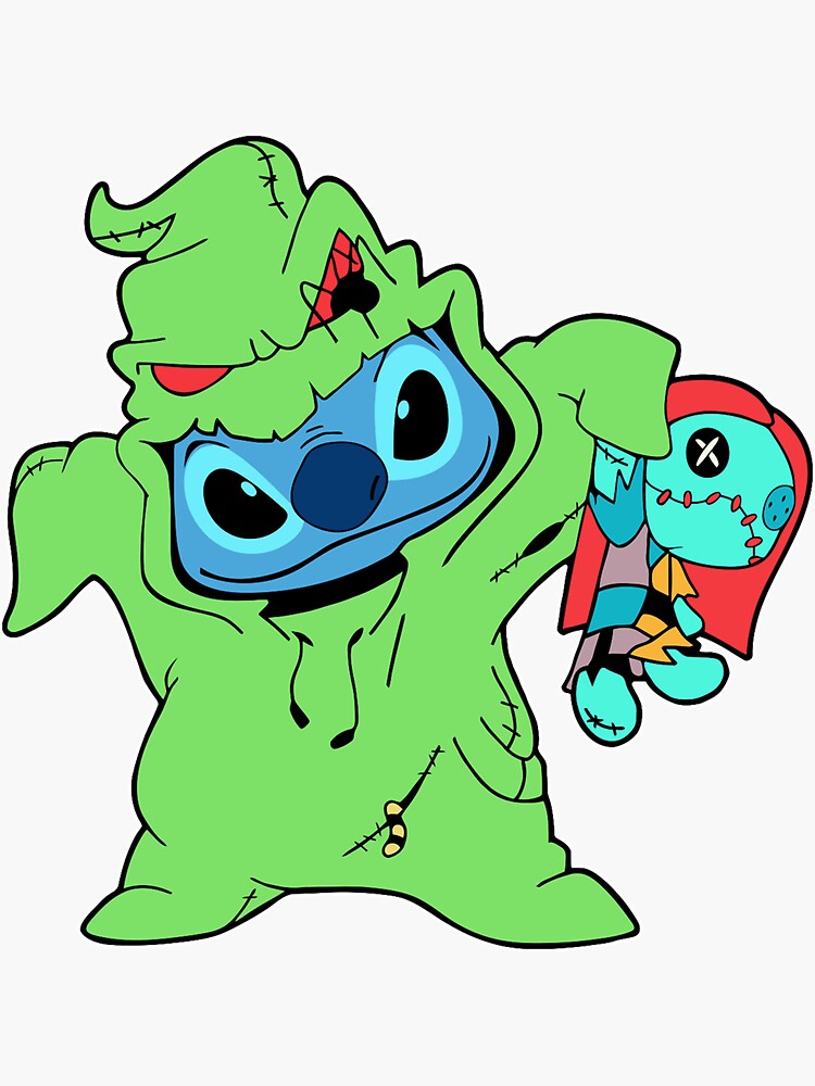 "Stitch Ghost" Sticker for Sale by DAnnaMcCall | Redbubble