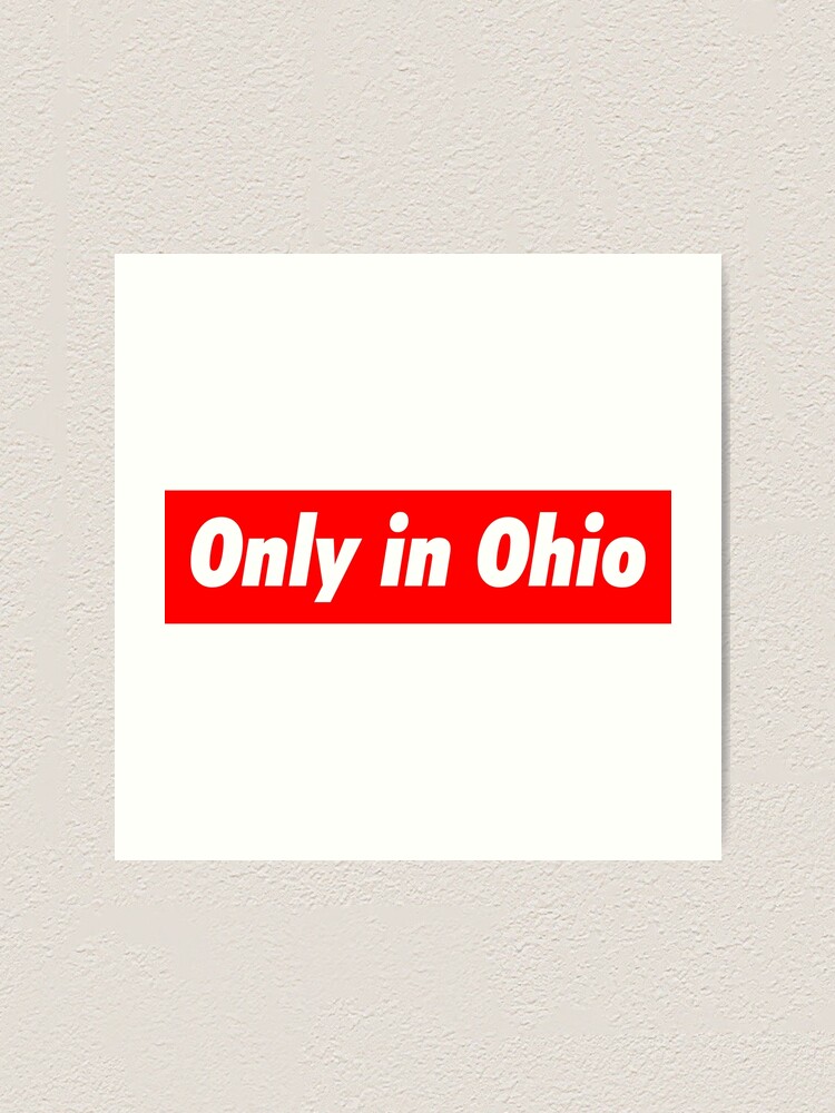 "ONLY IN OHIO meme" Art Print for Sale by BAMBV2 | Redbubble