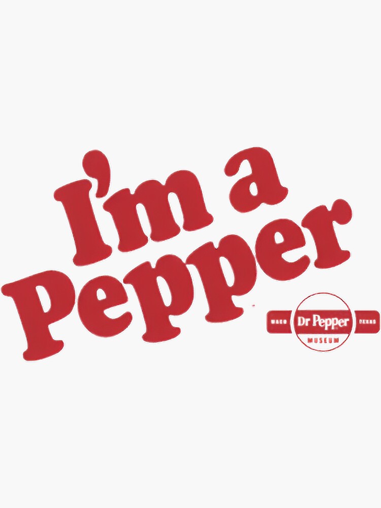 "Dr Pepper " Sticker for Sale by SamuelDyer | Redbubble