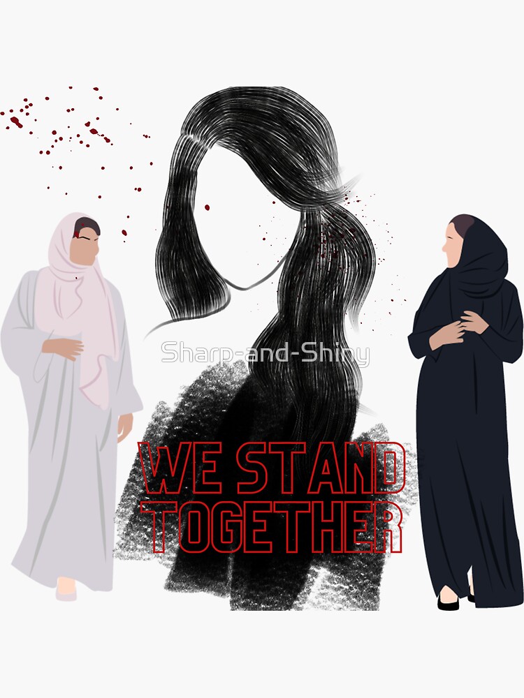 "Justice for Mahsa Amini and all Fighters in the Revolution" Sticker ...