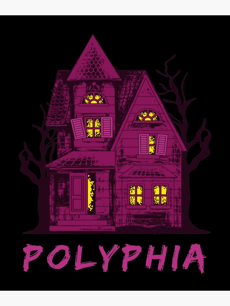 "Polyphia Merch Polyphia Band With Some Scary Haunted House" Art Print ...