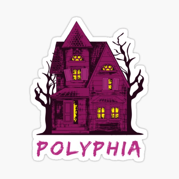 "Polyphia Merch Polyphia Band With Some Scary Haunted House" Sticker ...