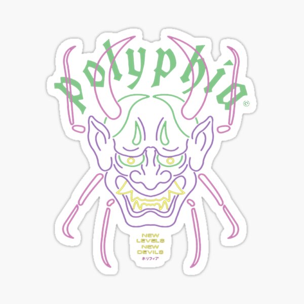 "Polyphia Merch Polyphia devils art icon tee" Sticker for Sale by ...