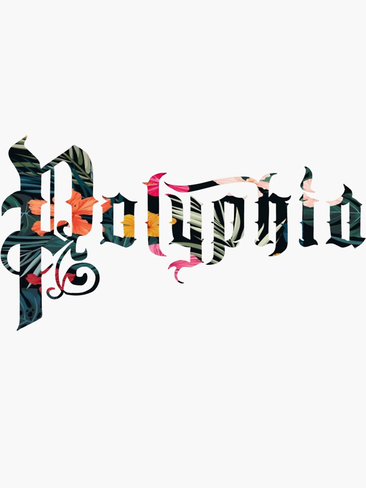 "Polyphia Merch Polyphia flowers" Sticker for Sale by homsebbertaok ...