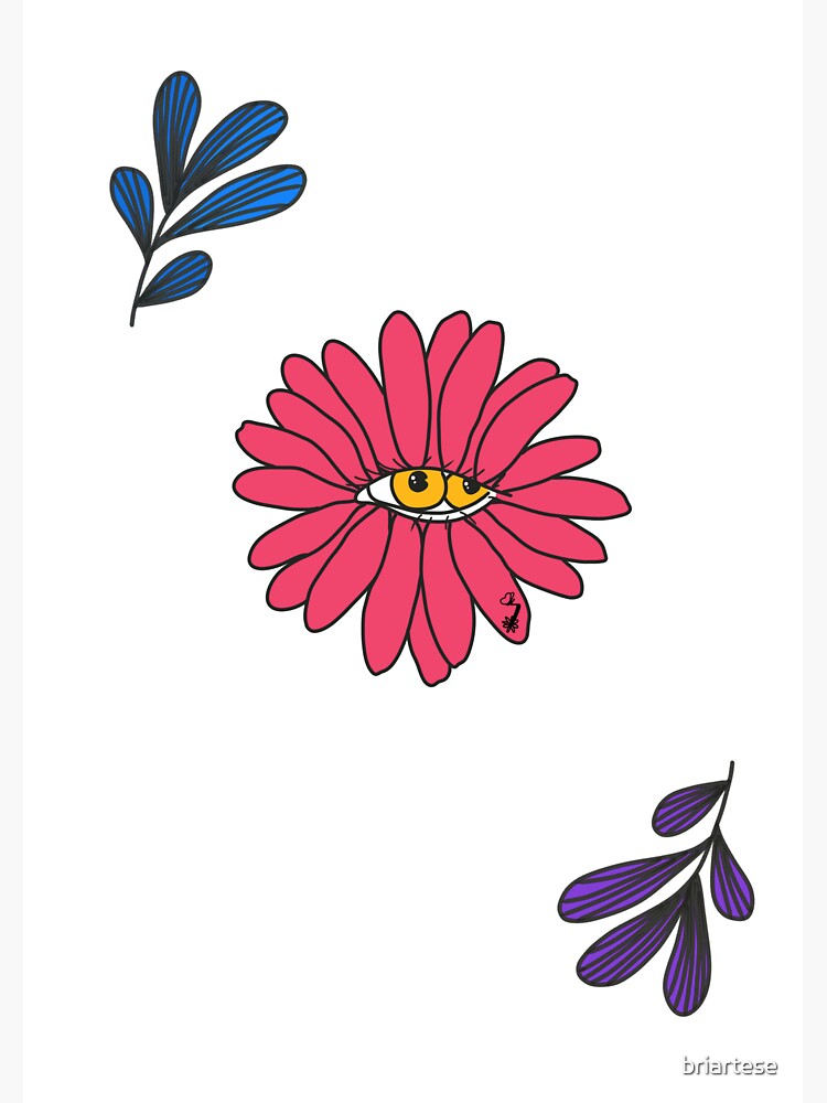 "double pupil daisy" Sticker for Sale by briartese | Redbubble