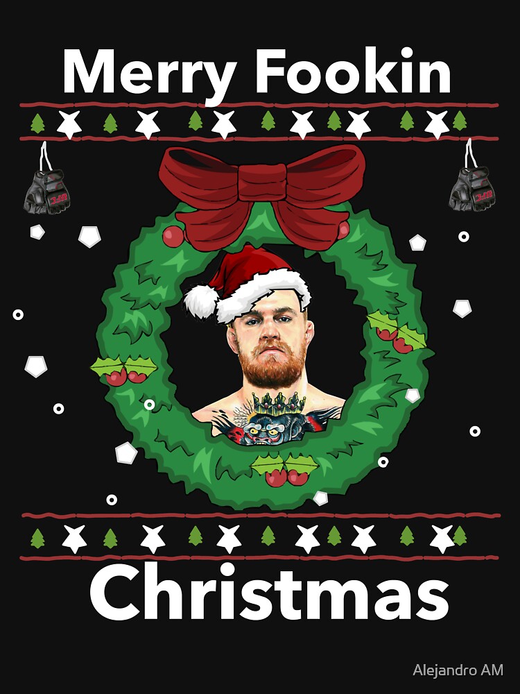 "Conor Mcgregor - Merry Christmas-" T-shirt for Sale by CarlosGA ...