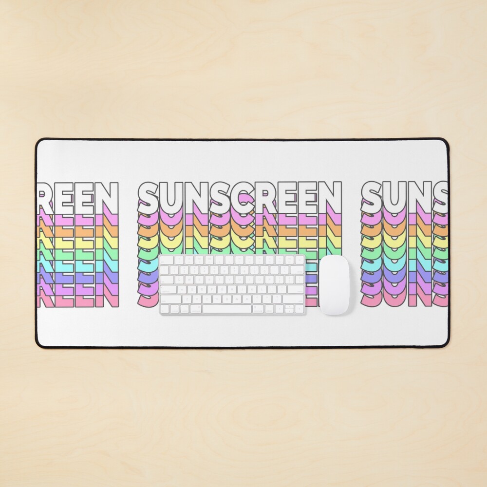"Sunscreen" Sticker for Sale by XicaCo | Redbubble
