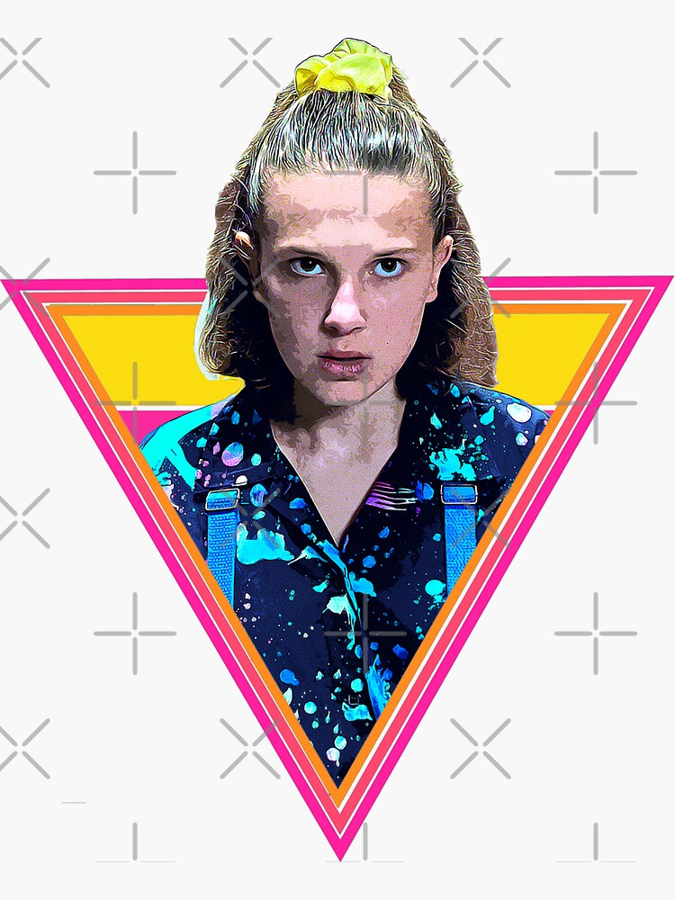 "Eleven Stranger Things retro" Sticker for Sale by Essang | Redbubble