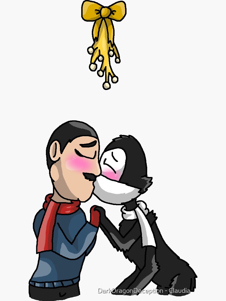 "Edgar X Bertrum Mistletoe (BATIM)" Sticker for Sale by Clawort | Redbubble